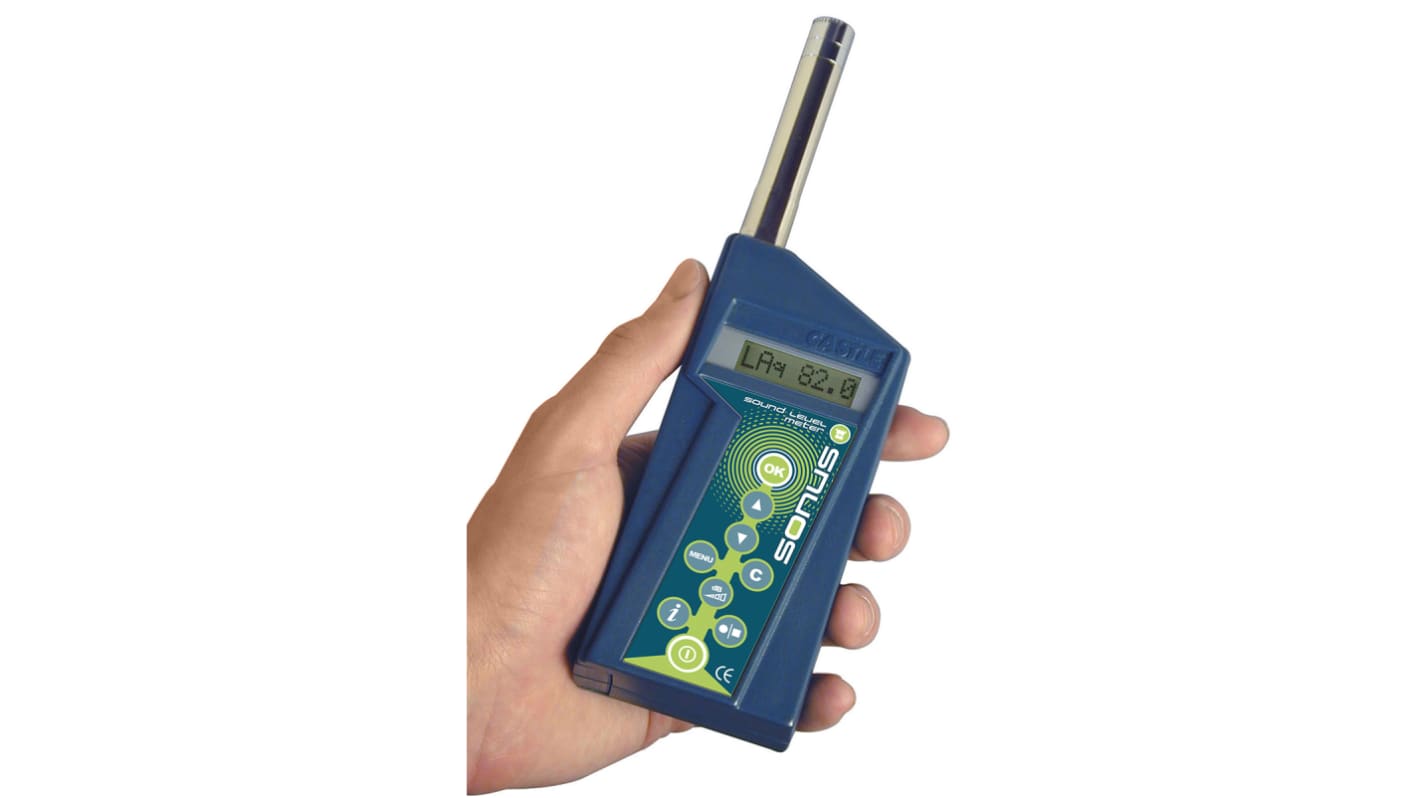 01GA216i | Castle Datalogging Sound Level Meter, 35dB to 140dB, 20kHz ...