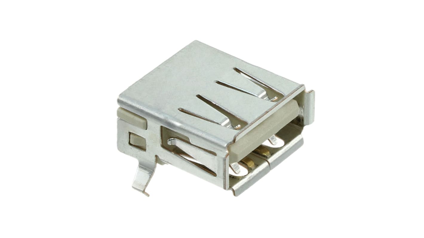 292303-7 | TE Connectivity Right Angle, PCB Mount, Socket Type A 2.0 ...