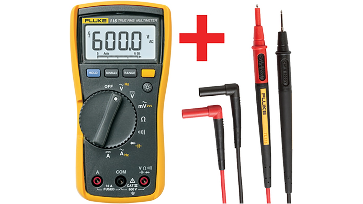 Fluke 115 TL175E | Fluke 115 Multimeter Kit | RS