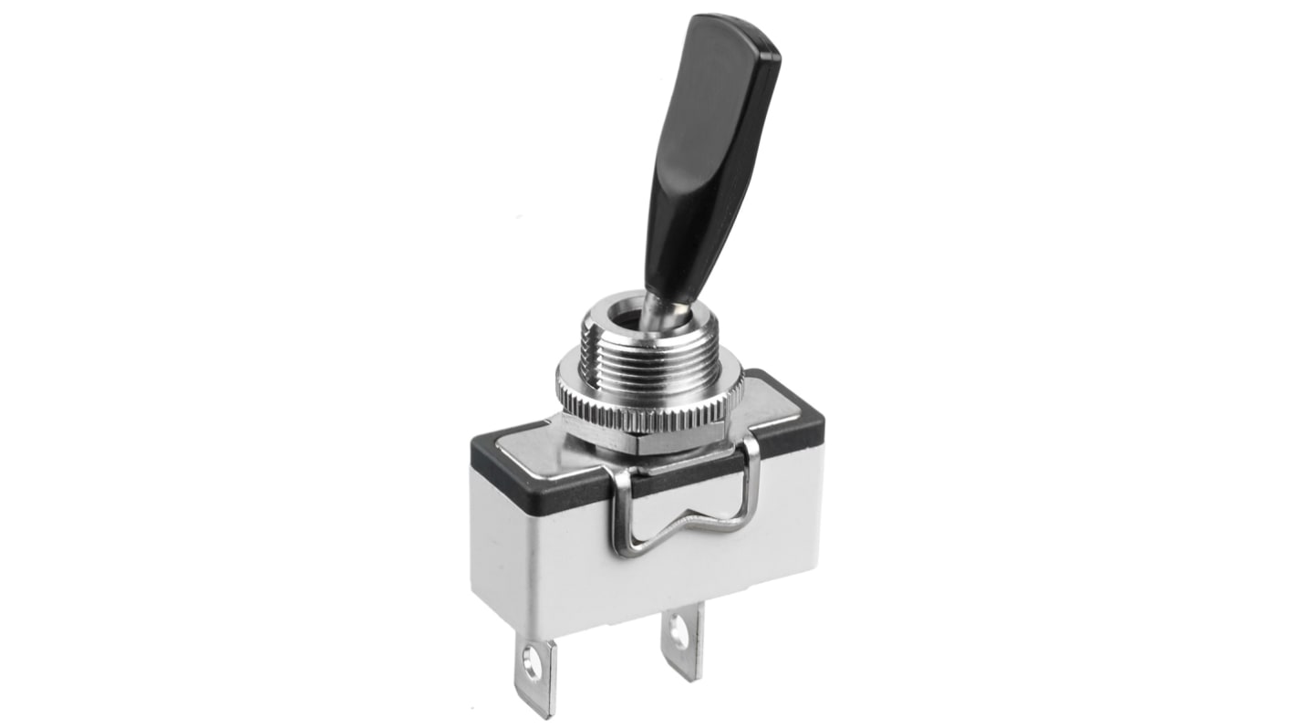 631H/2+U282 | APEM Toggle Switch, Panel Mount, On-Off, SPST, Solder Lug ...
