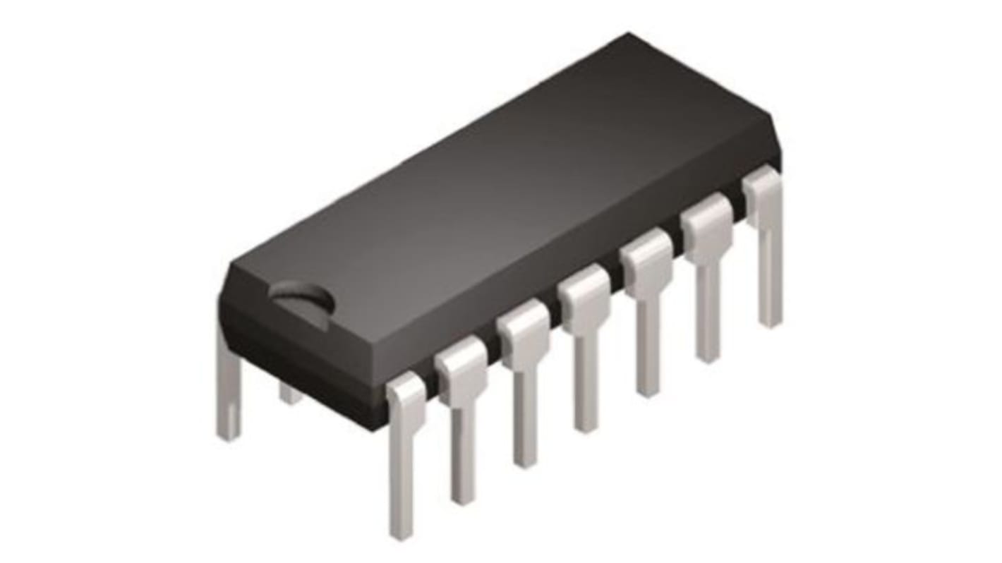 Driver de MOSFET TC4468CPD, CMOS 1,2 A 18V, 14 broches, PDIP | RS