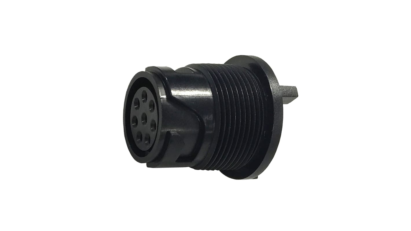 PXP4013/08P | Bulgin Circular Connector, 8 Contacts, Rear Mount ...