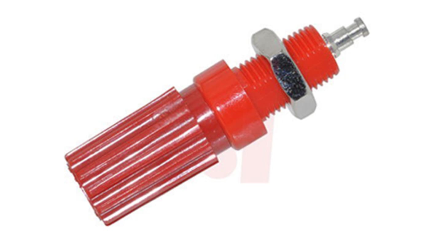 1464-102 | Abbatron, Red Binding Post With Brass Contacts and Tin ...