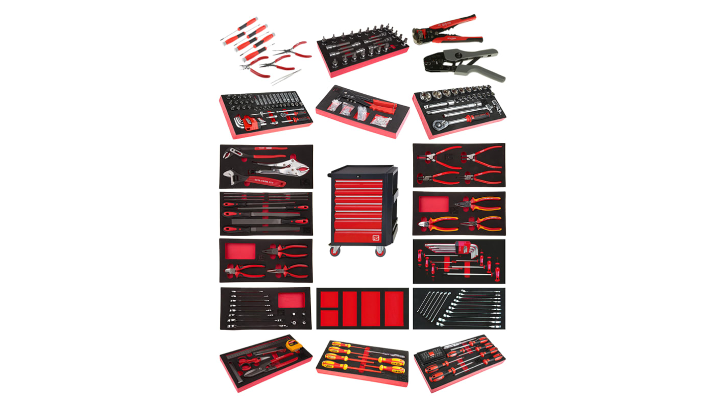 RS PRO 246 Piece Trolley Tool Kit | RS