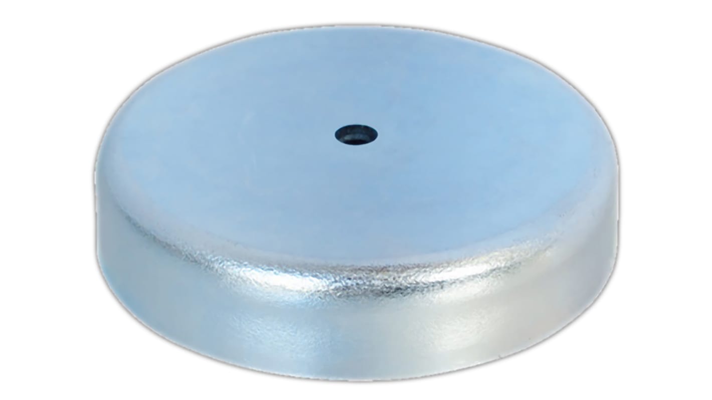 E888 | Eclipse Pot Magnet 50mm Hole Ferrite, 18kg Pull | RS
