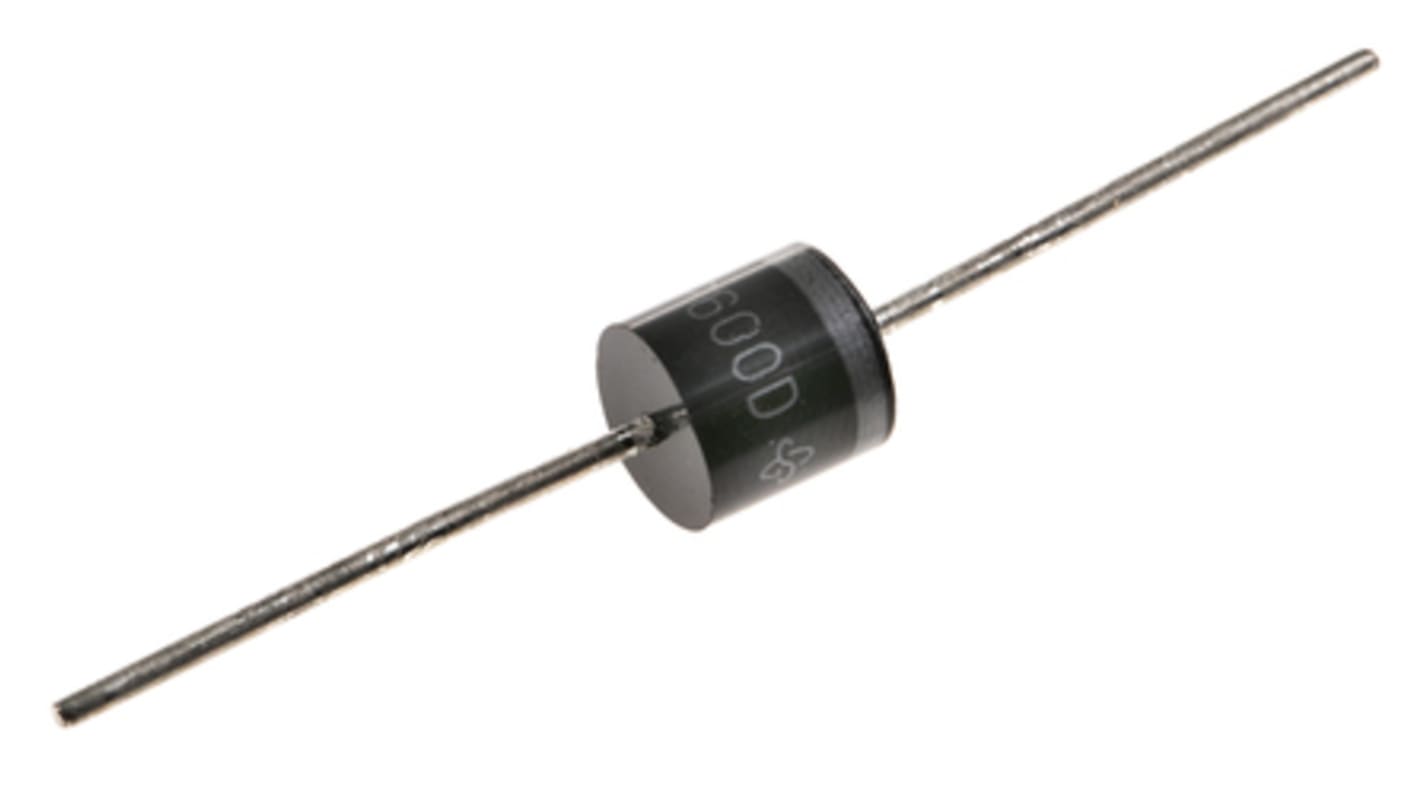 Vishay 200V 6A, Rectifier Diode, 2-Pin P600 P600D-E3 | RS