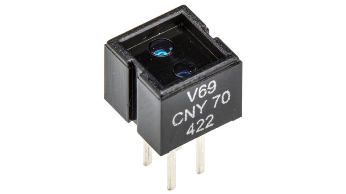 CNY70 Vishay, Through Hole Reflective Optical Sensor, Phototransistor Output | RS
