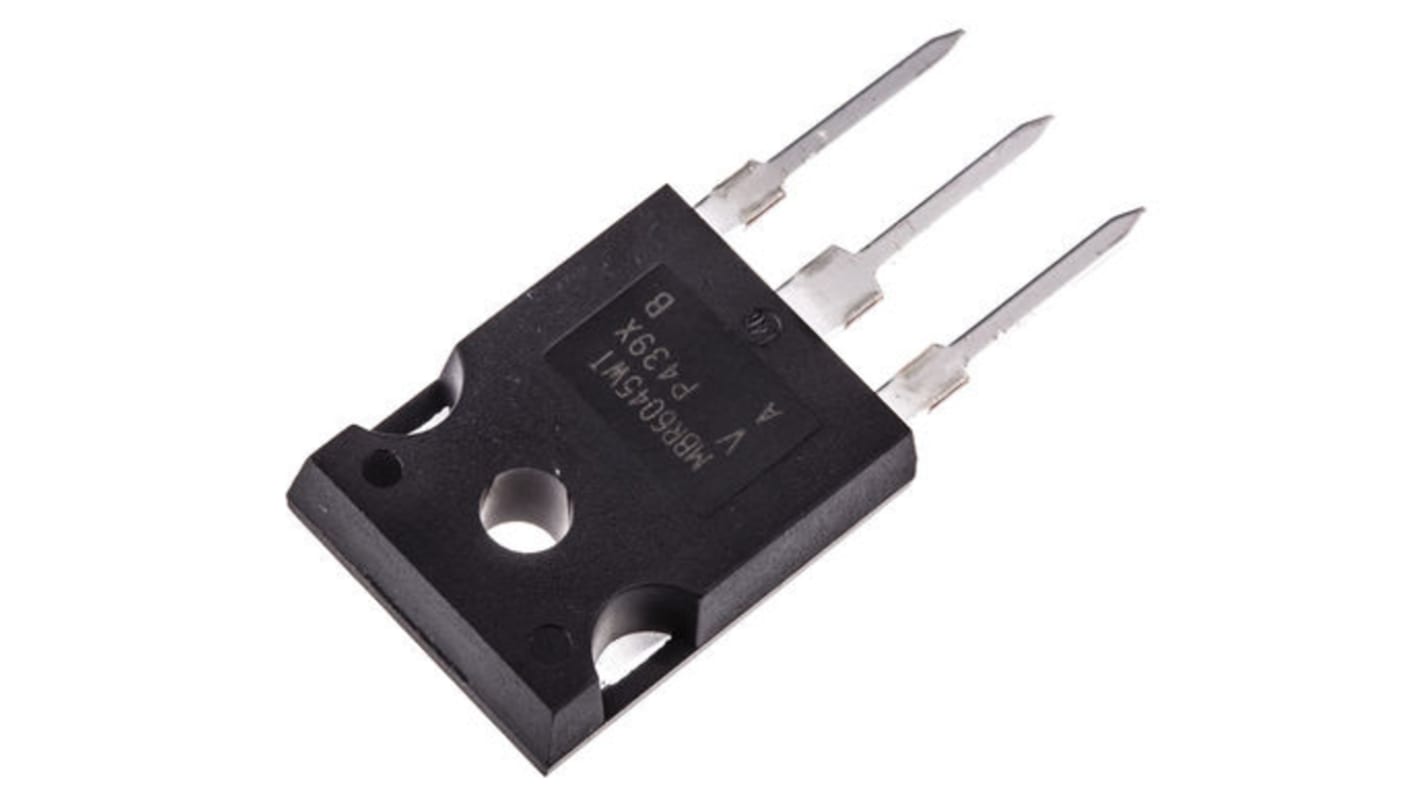 Vishay 45V 60A, Dual Schottky Diode, 3-Pin TO-247AC VS-MBR6045WT-N3 | RS