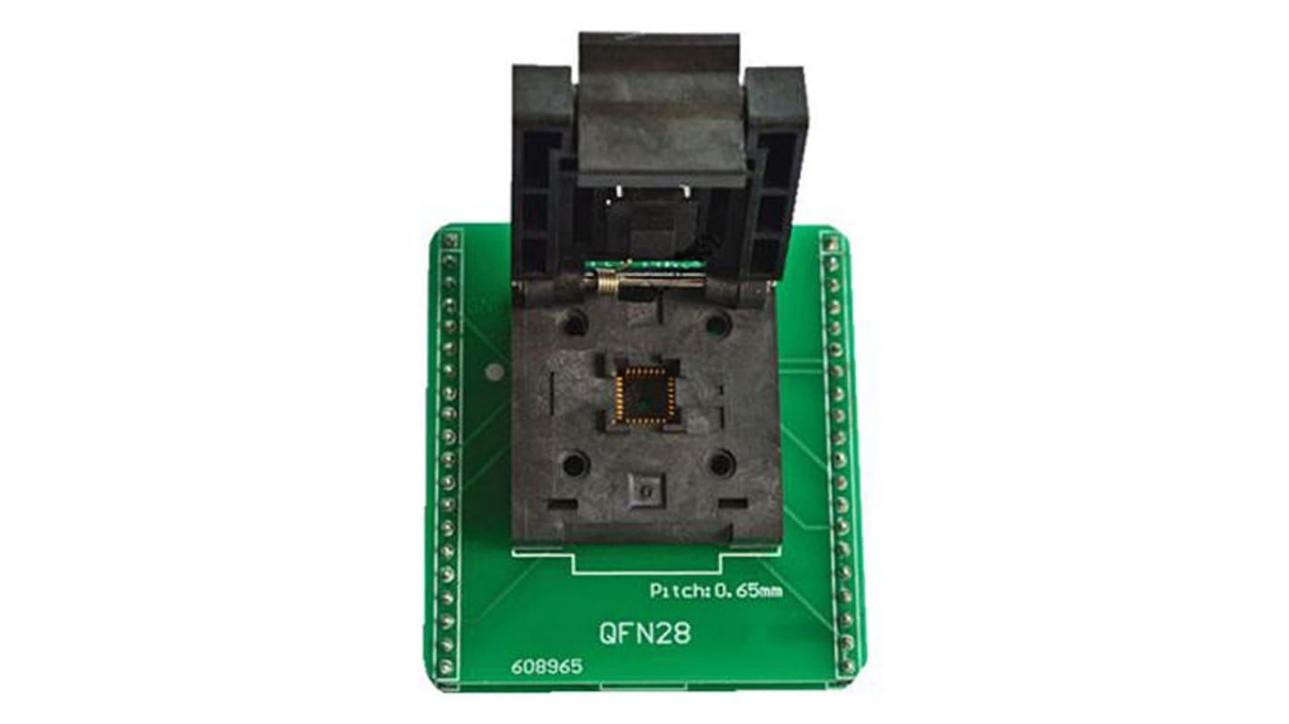 ADA-QFN28 | Seeit Straight SMT Mount IC Socket Adapter, 28 Pin Female ...
