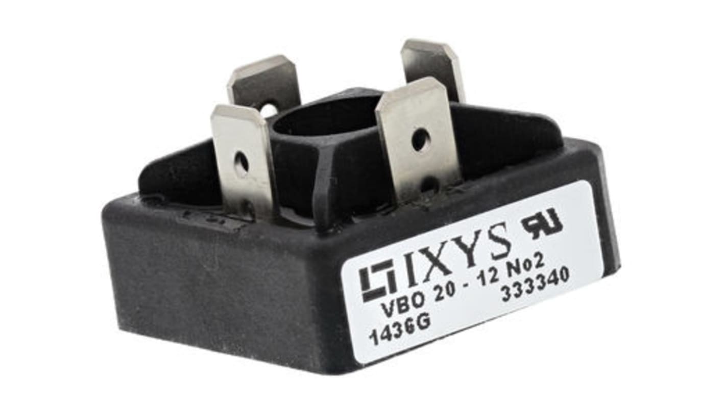 VBO20-12NO2 | IXYS Bridge Rectifier Module, 31A, 1200V, 4-Pin | RS