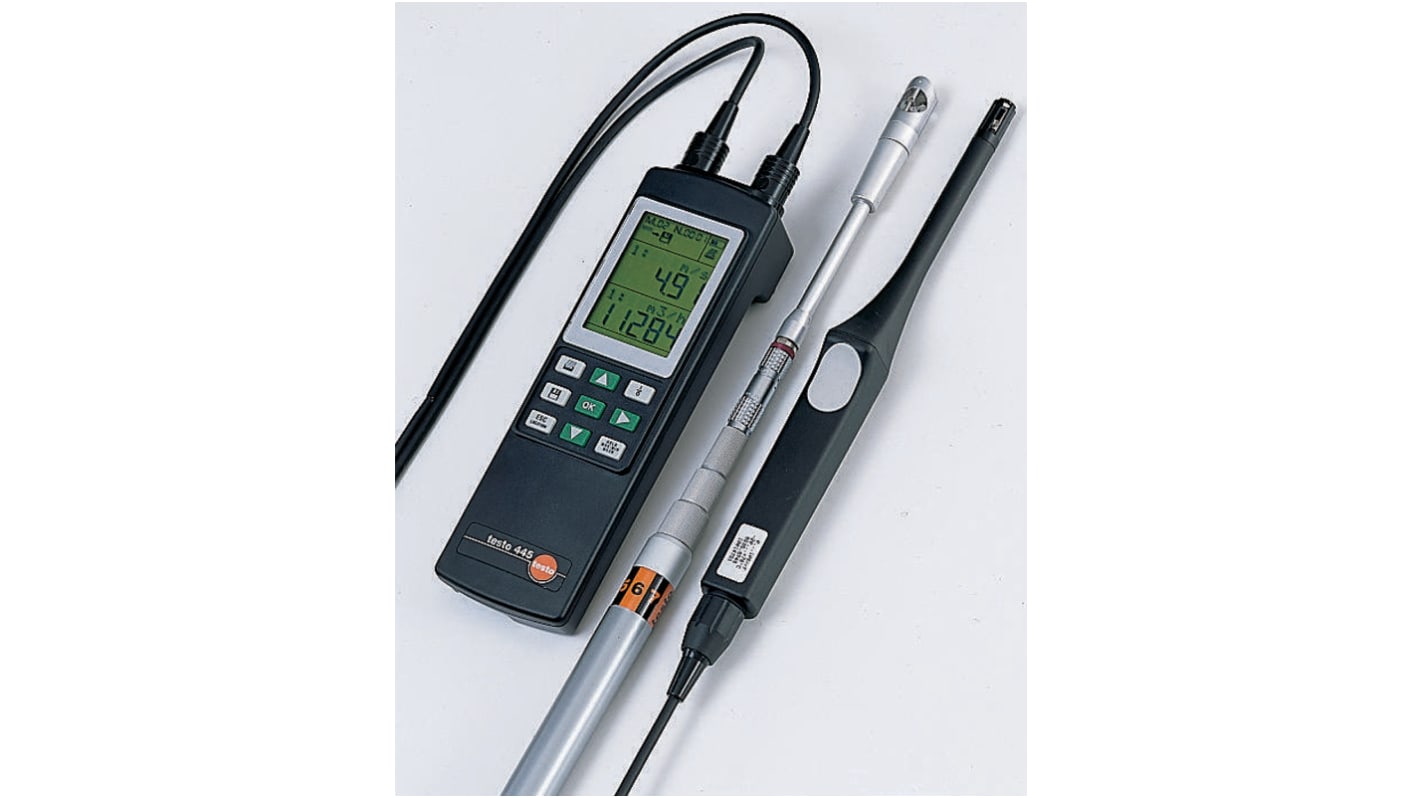 0560 4450 | Testo 445 Thermohygrometer, absolut +1370°C / 100%RH, ±0,2 ...