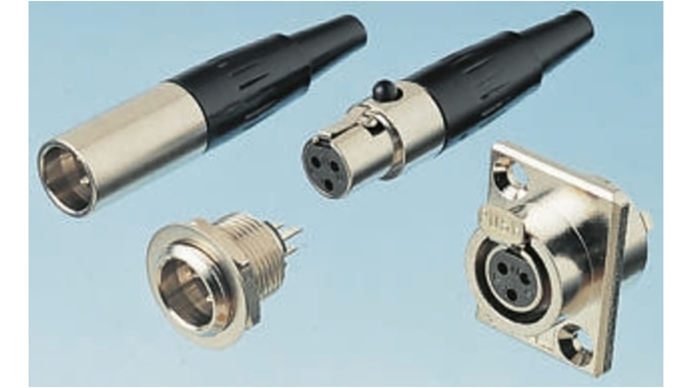 ミニチュアコネクタ Tini QGシリーズ Switchcraft 3極 Socket TA3F-RS | RS