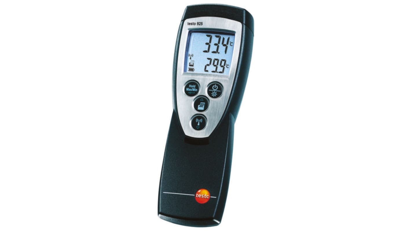 0560 9250 | Testo 925 Wired Digital Thermometer, K Probe, 1 Input(s ...
