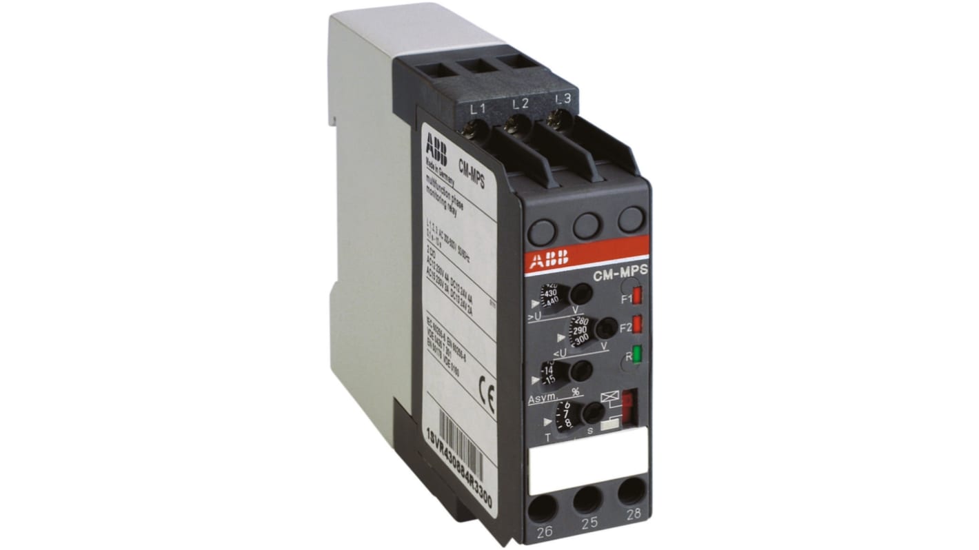 CM-MPS | ABB Phase, Voltage Monitoring Relay, DPDT | RS