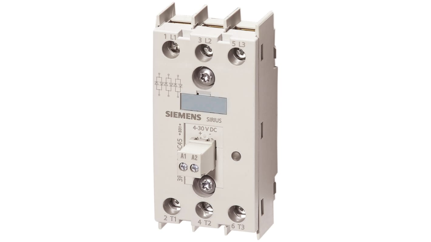3RF2255-1AC45 | Siemens Solid State Relay, 55 A Load, Panel Mount, 600 ...