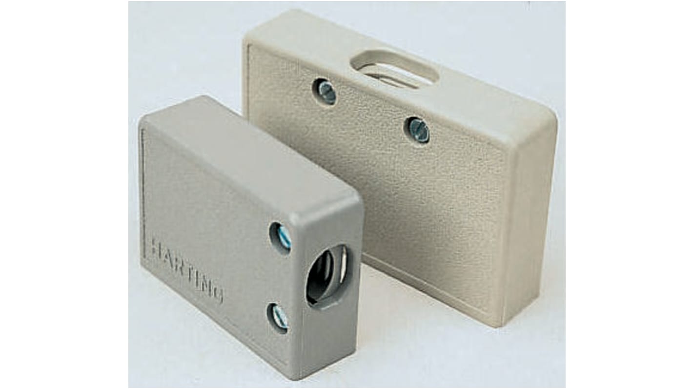 09670150511 | Harting Thermoplastic Right Angle D Sub Backshell, 15 Way ...