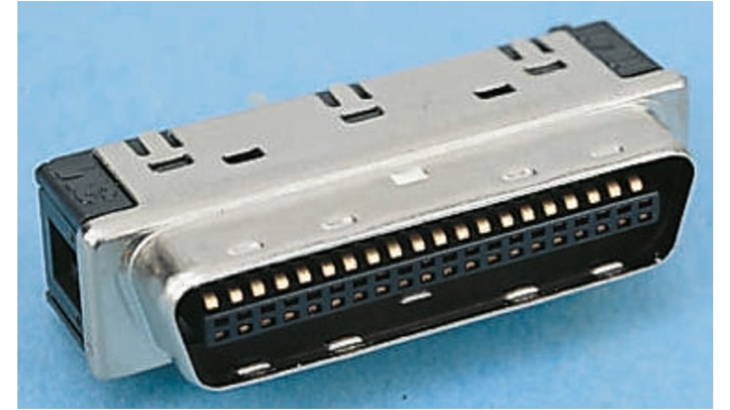 10140-6000EC | 3M 101 40 Way Cable Mount D-sub Connector Plug, 1.27mm ...