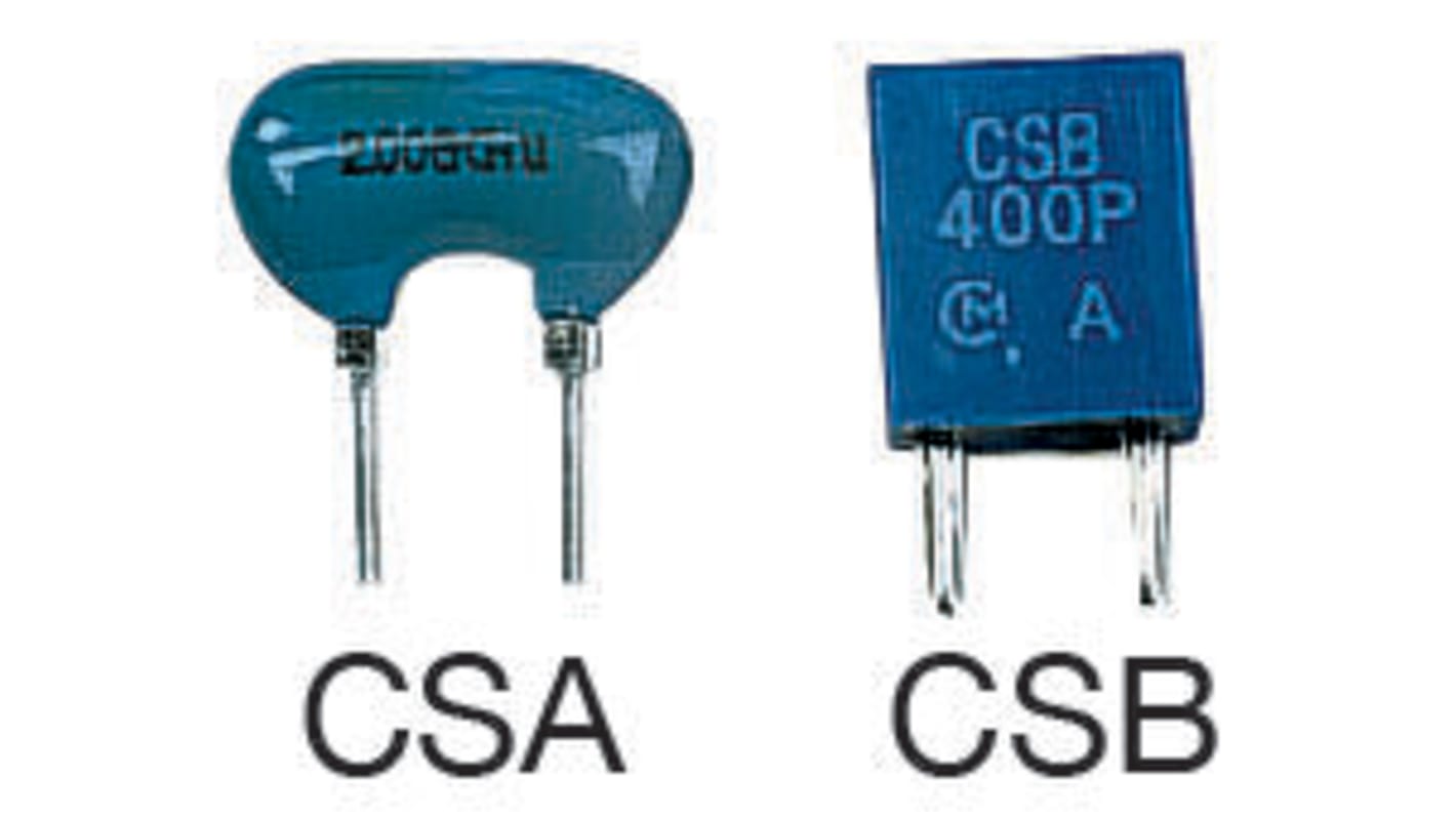 Résonateur céramique, 0.455MHz, CSBLA455KEC8-B0 ±0.3%/Year, CSBLA, 7 x ...