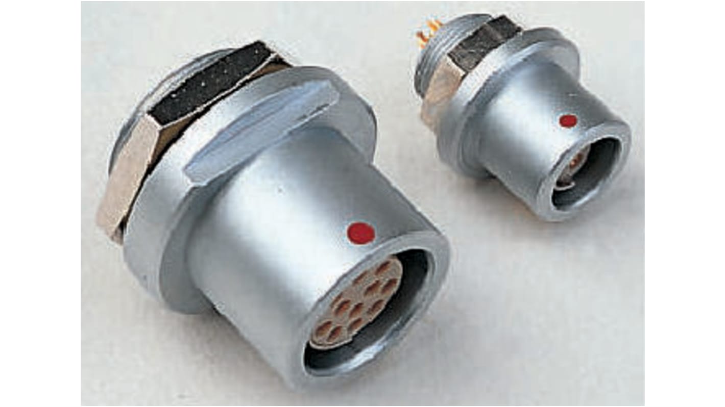 DBEE 104 A055-130 | Fisher Circular Connector, 9 Contacts, Panel Mount ...