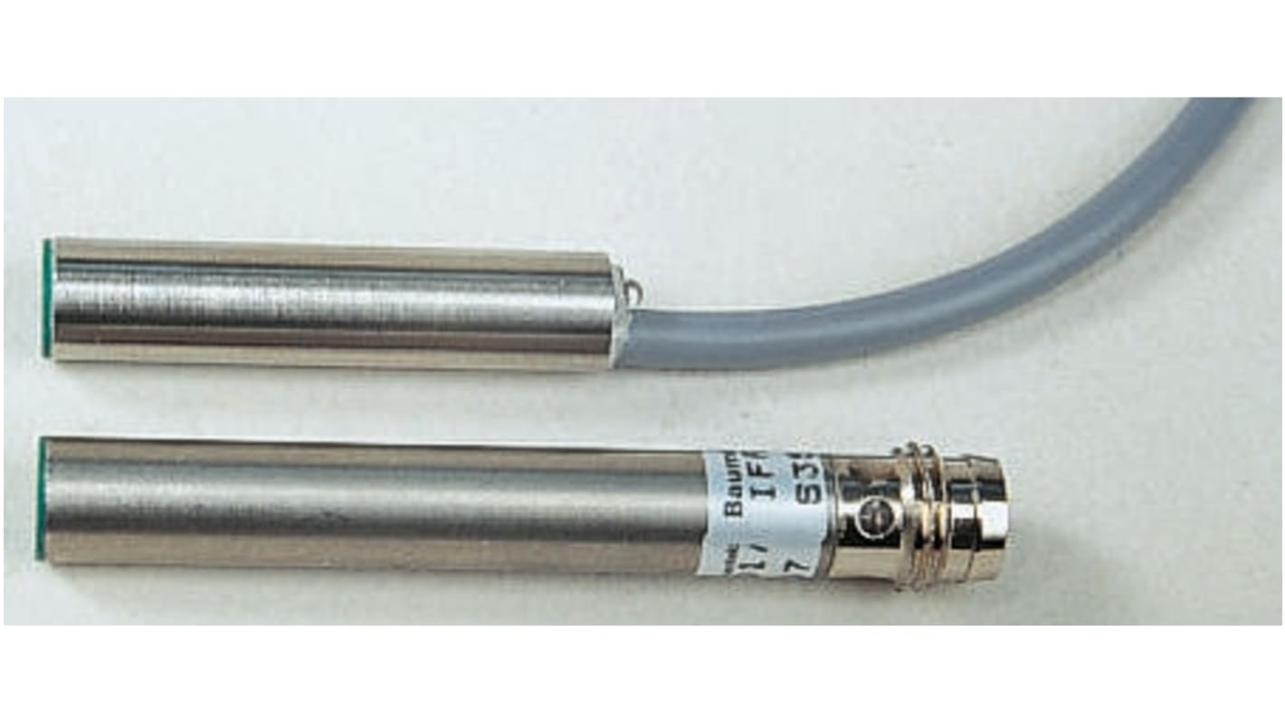 IFRM 06P1713/L | Baumer Inductive Barrel-Style Proximity Sensor, 2 mm ...