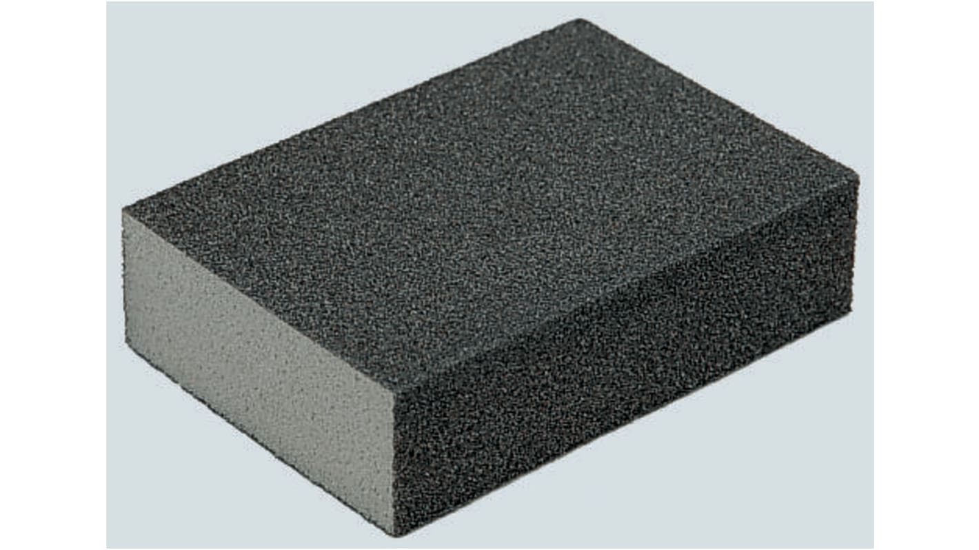 03802 | 3M Aluminium Oxide Fine Abrasive Block 120 → 180 Grit, 95mm x ...