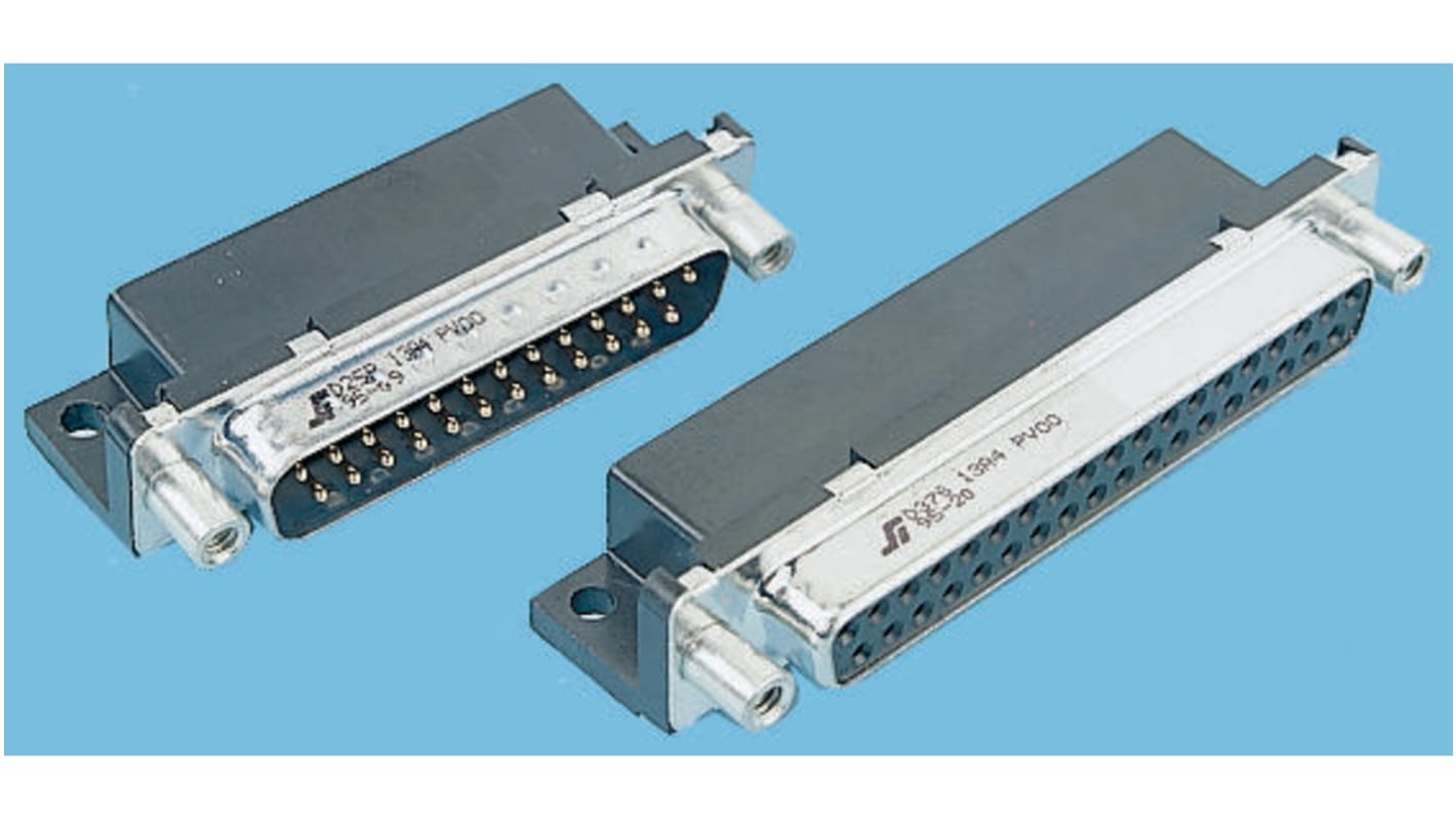 D09P13A4PV00LF | Amphenol ICC Delta D 9 Way Right Angle Through Hole D-sub Connector Plug, 2 ...