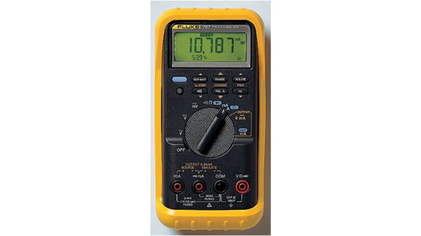 1641058 | Fluke 787 Handheld LCD Digital Multimeter, True RMS, 1A ac ...