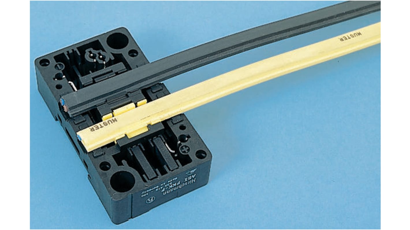 Embase de connexion, bus ASI, pour câble plat + alimentation externe ...