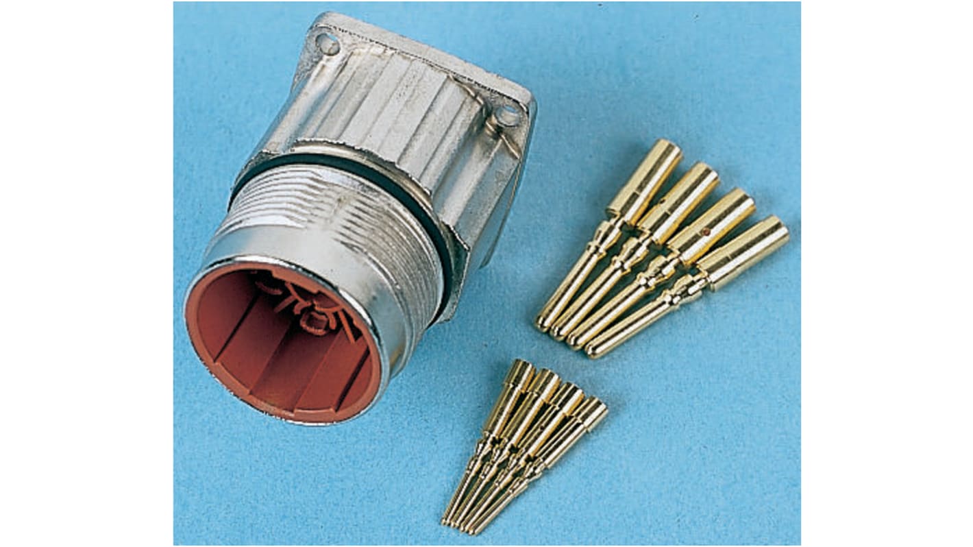 76001100 | Lapp, LS1 8 Pole Din Plug, 25A, 800 V ac IP67, Female, Panel ...