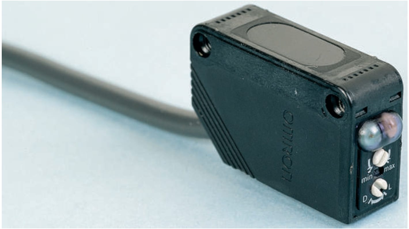 E3Z-L81 2M BY OMS | Omron Diffuse Photoelectric Sensor, Block Sensor, 60 mm → 120 mm Detection ...