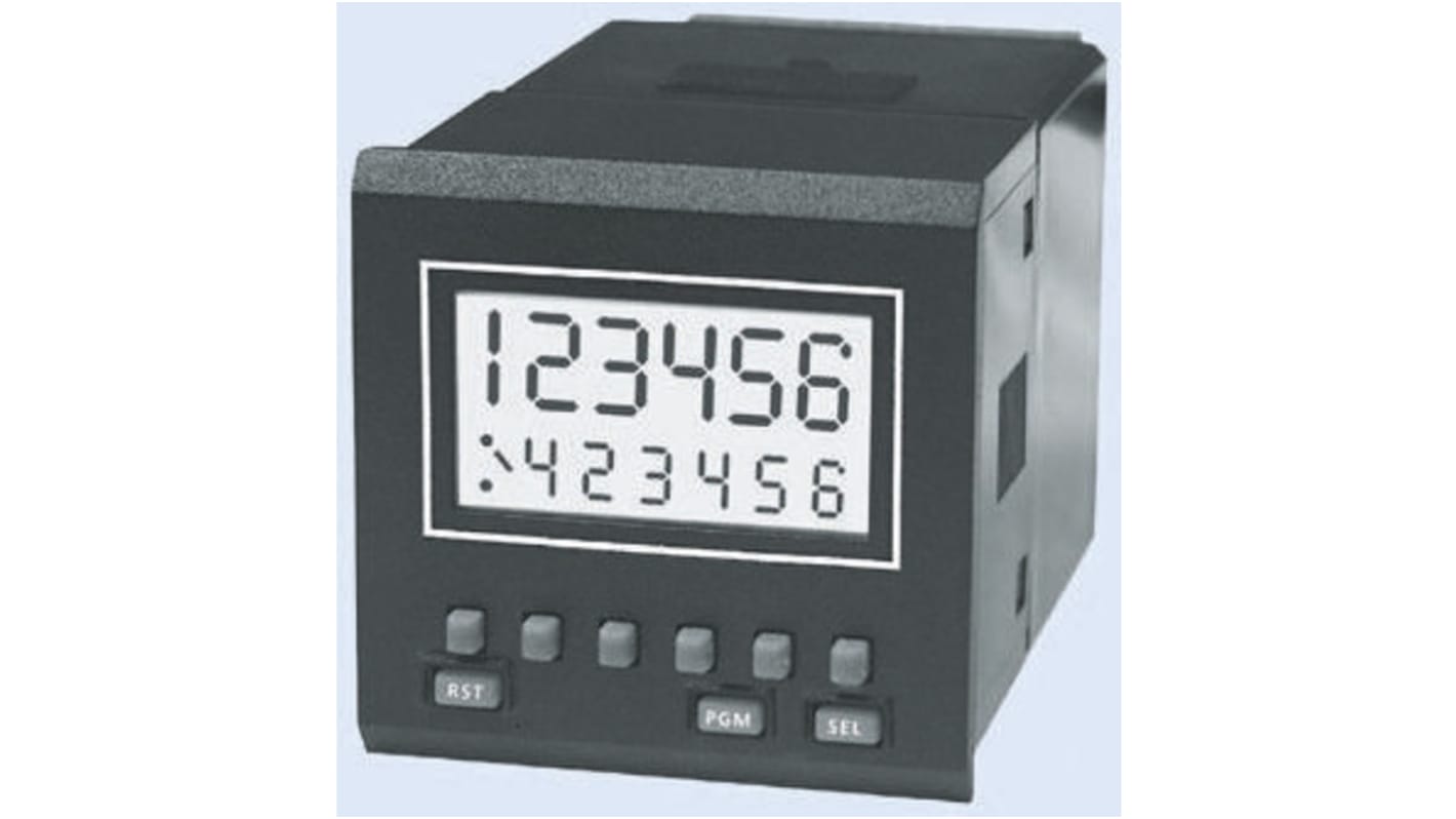7932 | Trumeter Counter, 6 Digit, 10kHz, 10 → 26 V dc, 85 → 265 V ac | RS