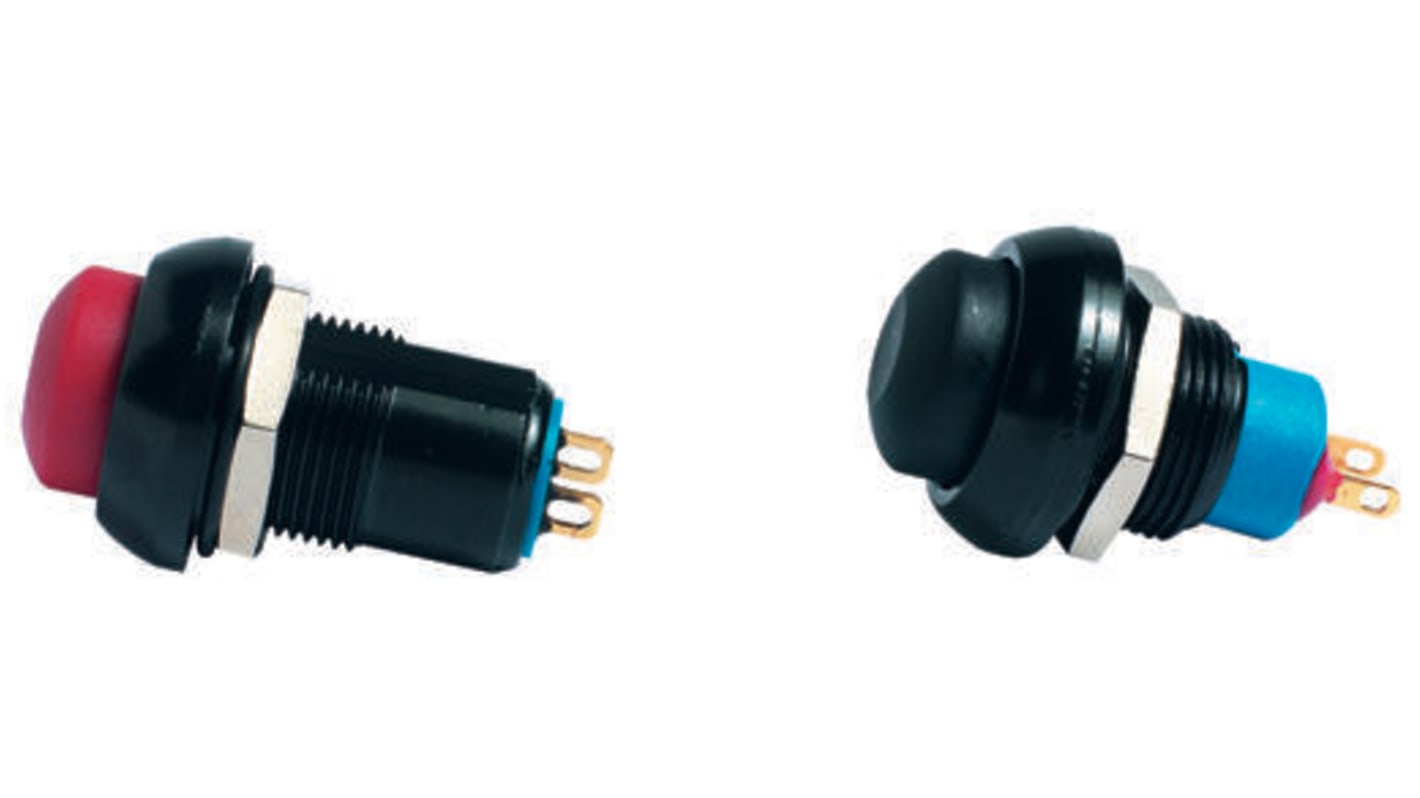 IPR3SAD1104 | APEM Push Button Switch, Momentary, Panel Mount, 13.6mm ...