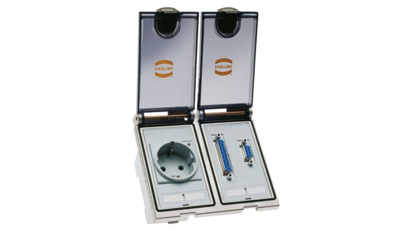 39500000200 | Harting Cable Gland, Han Port Series , For Use With Heavy ...