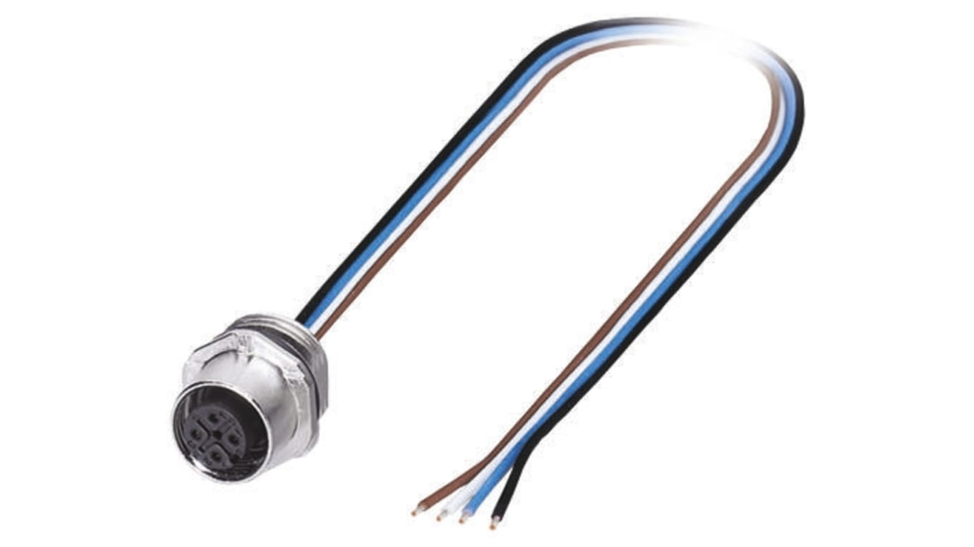 1523434 | Phoenix Contact M12 4-Pin Female Connector | RS