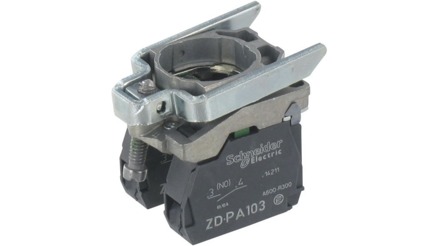 ZD4PA103 | Schneider Electric Harmony XB4 Series Contact Block, 2NO | RS