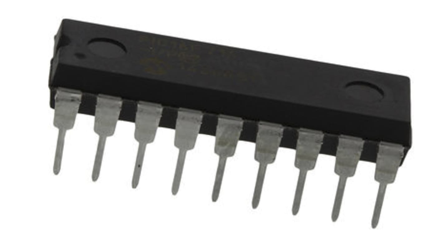 Microchip PIC16F716-I/P, 8bit PIC Microcontroller, PIC16F, 20MHz, 2048 ...