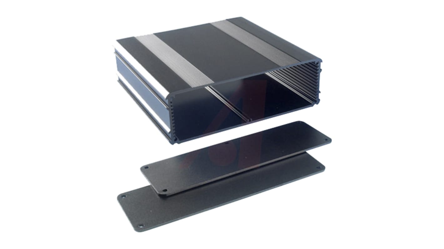 B4-160BK | Box Enclosures BEX Series 4 Black Project Box, 160.5 x 169.8 ...