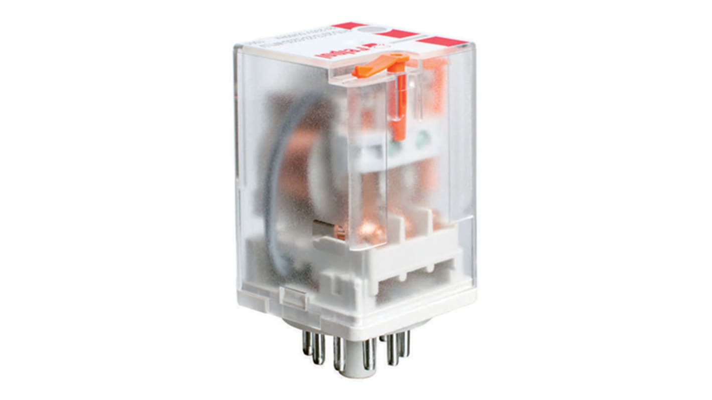 R15-2012-23-5110-WTL | Relpol Plug In Power Relay, 110V ac Coil, 10A ...