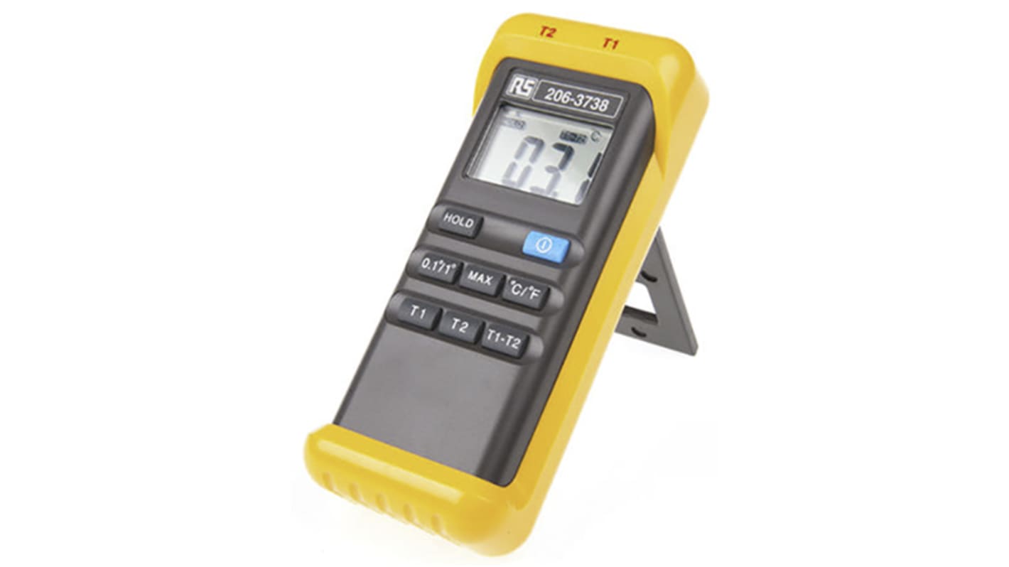 RS PRO Handheld Digital Thermometer for Multipurpose Use, K Probe, 2 ...
