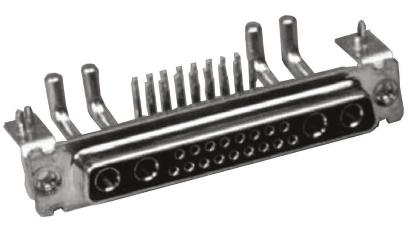 L77TWA7W2SMP3SV4FRM6 | Amphenol ICC L77TW 2 (Power/Coax), 5 (Signal) Way Right Angle Through ...