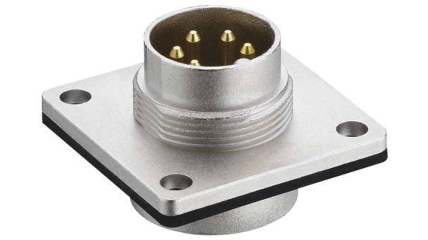 0318 14 | Lumberg 14 Pole Din Plug, 3A, 60 V ac IP68, Male, Panel Mount ...