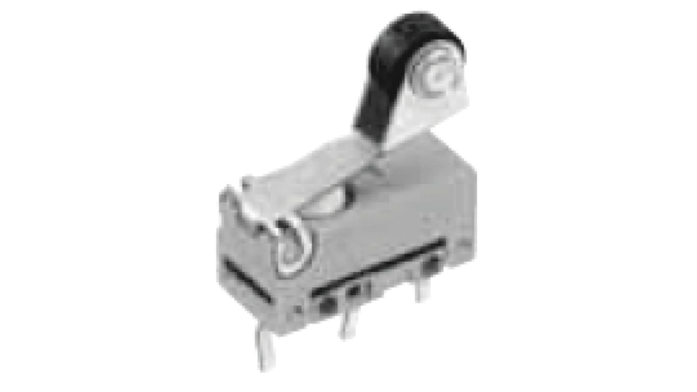 ABJ241661 | Panasonic Roller Lever Micro Switch, Solder Terminal, 100 mA @ 125 V ac, SP-CO, IP67 ...