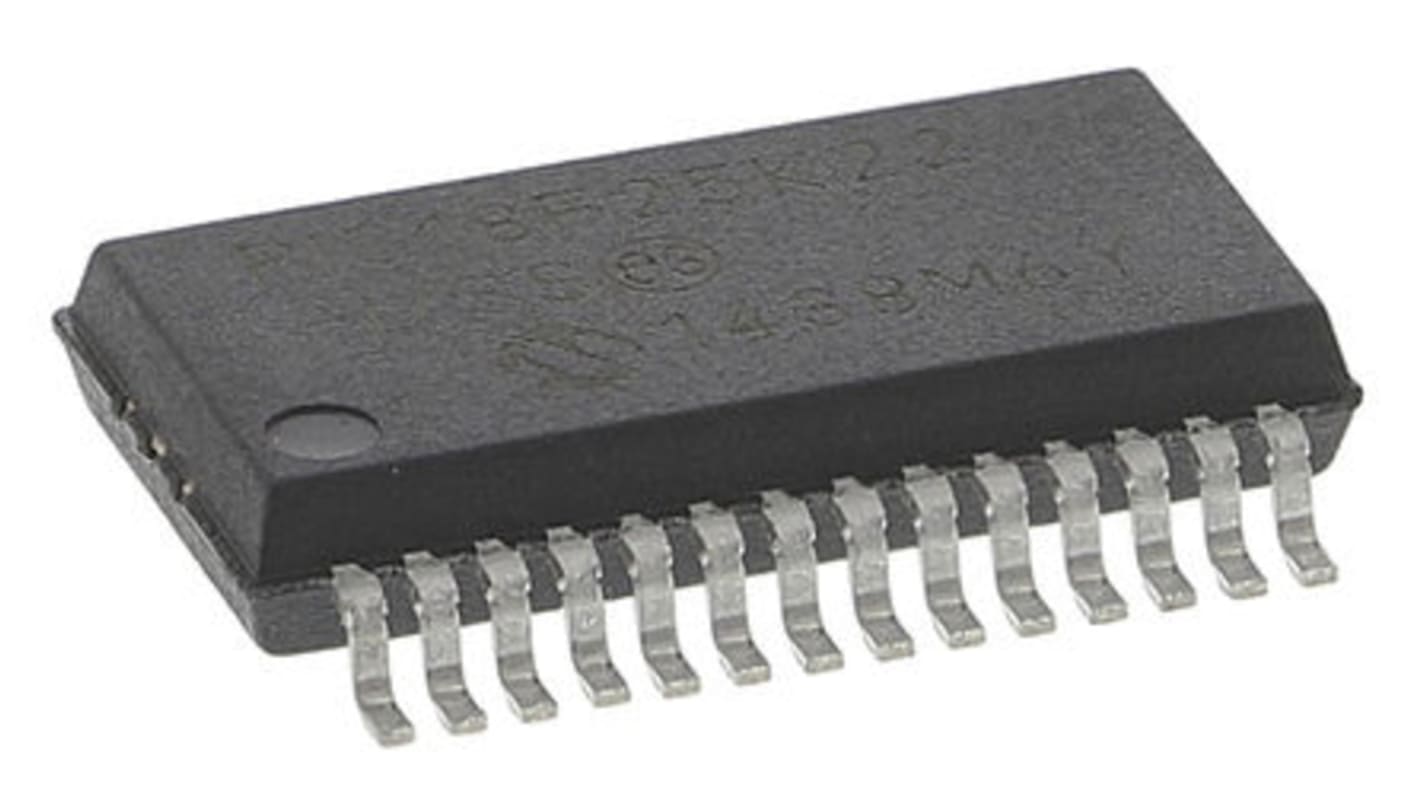 Microchip PIC18F25K22-I/SS, 8bit PIC Microcontroller, PIC18F, 16MHz, 32.768 kB, 256 B Flash, 28 ...