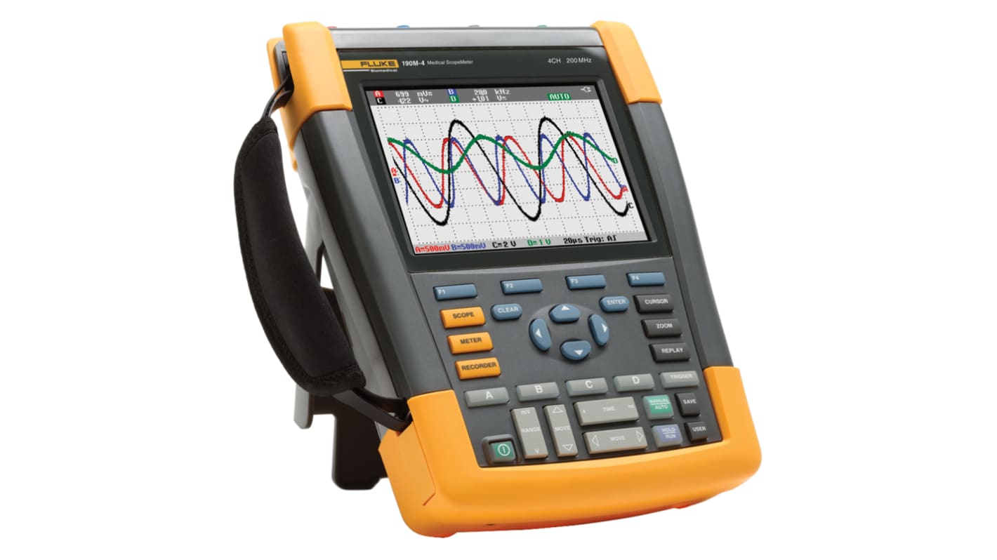 FLUKE-190-204/EU | Fluke 190 ScopeMeter 190 II Series Digital Handheld ...
