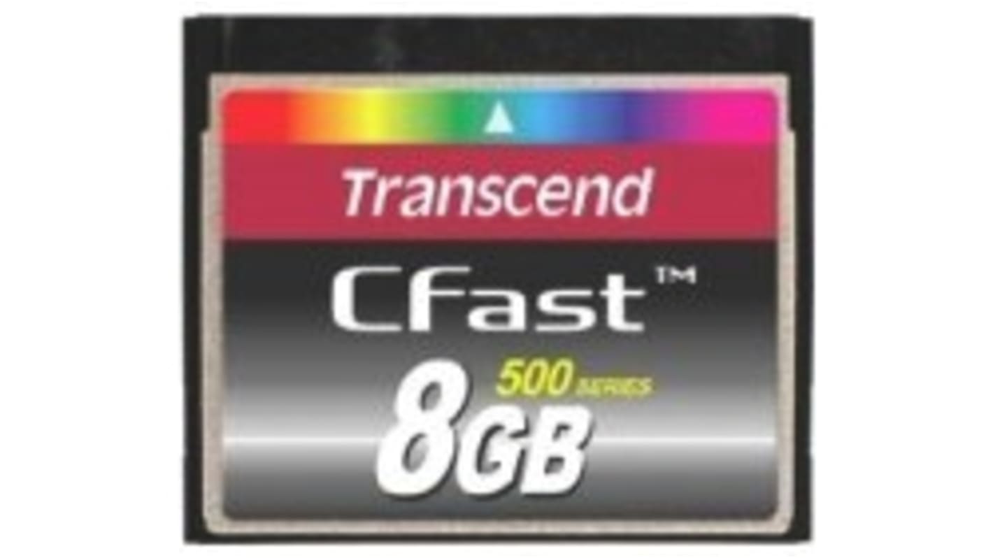 TS8GCFX500 | Transcend CFast Industrial 8 GB SLC Compact Flash Card | RS