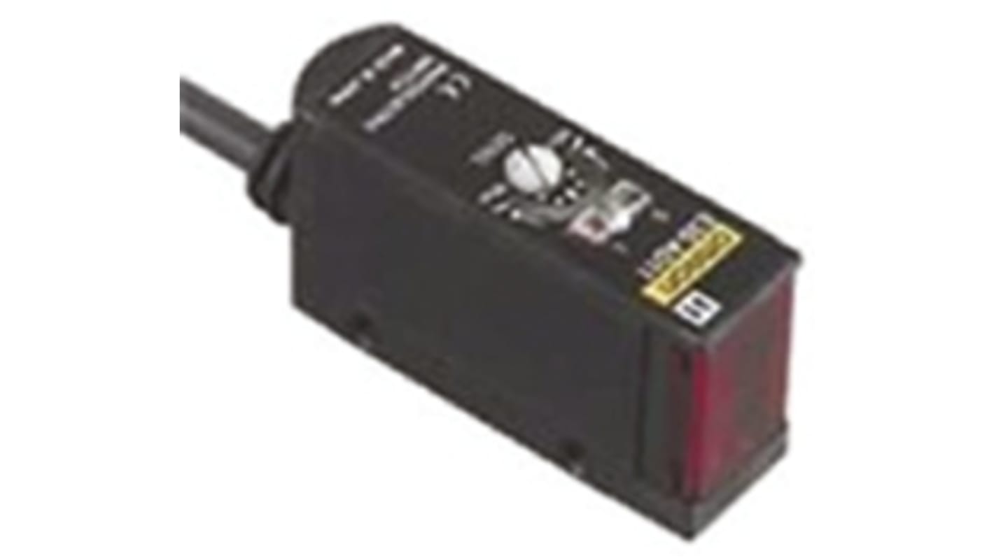 E3S-AD61 | Omron Diffuse Photoelectric Sensor, Block Sensor, 10 → 200 mm Detection Range | RS
