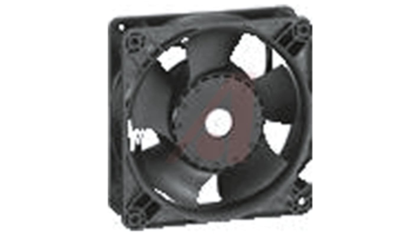 4114N/2X | ebm-papst 4100 N Series Axial Fan, 24 V dc, DC Operation, 168m³/h, 4.9W, 119 x 119 x ...