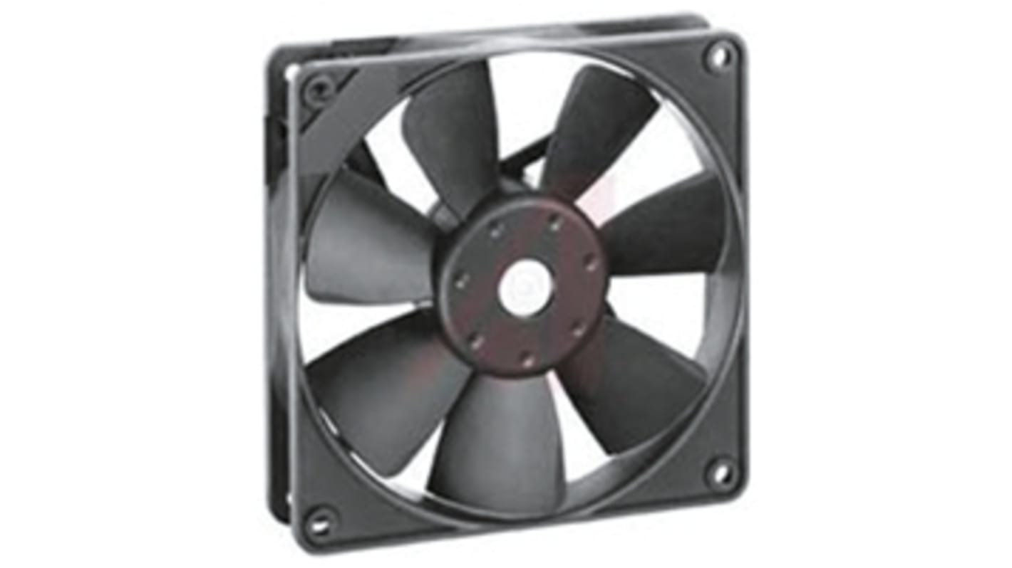 4484F | ebm-papst 4400 F Series Axial Fan, 24 V dc, DC Operation, 169.9m³/h, 5W, 119 x 119 x ...