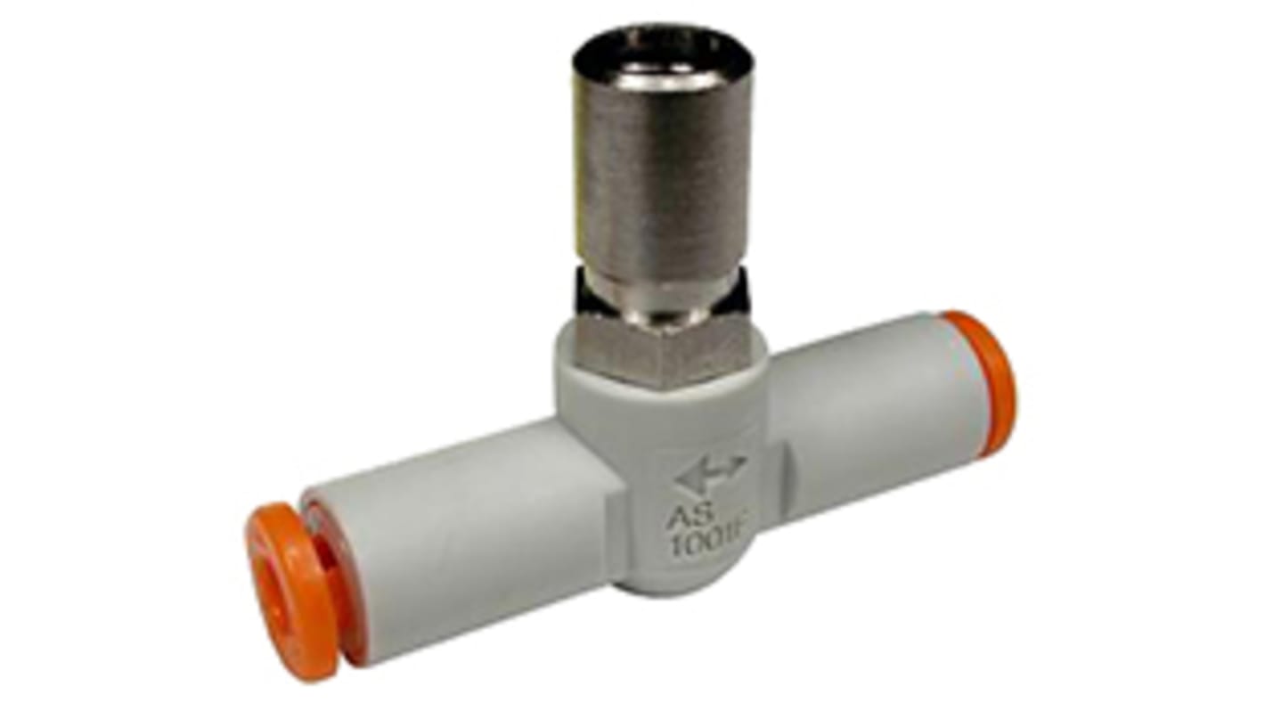 AS1001F-04T | SMC AS Series Tube Speed Controller, 4mm Tube Inlet Port ...