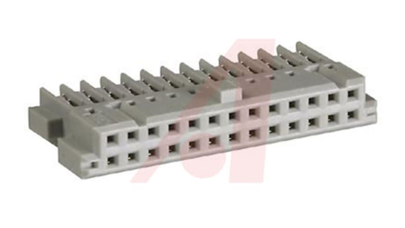 3M IDCコネクタ 2.54mmピッチ 26極 2列 メス, CHGシリーズ, CHG-2026-J01010-KEP | RS